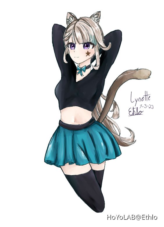 Old Lynette Fanart Genshin Impact | HoYoLAB