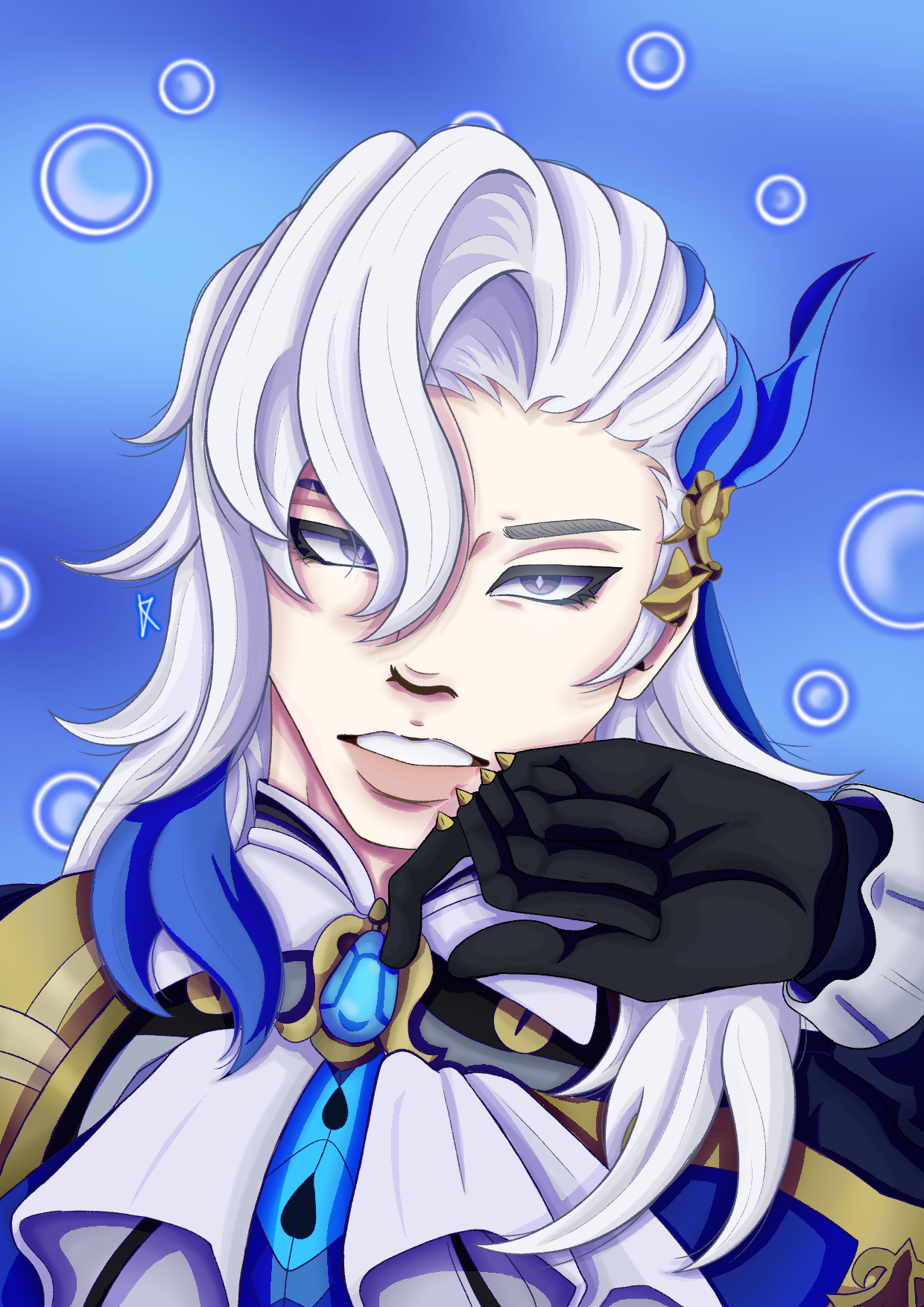 Neuvillette 💙 [Fanart] Genshin Impact | HoYoLAB