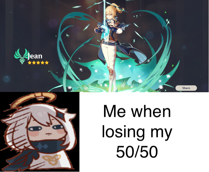 Me when losing my 50/50 Genshin Impact | HoYoLAB