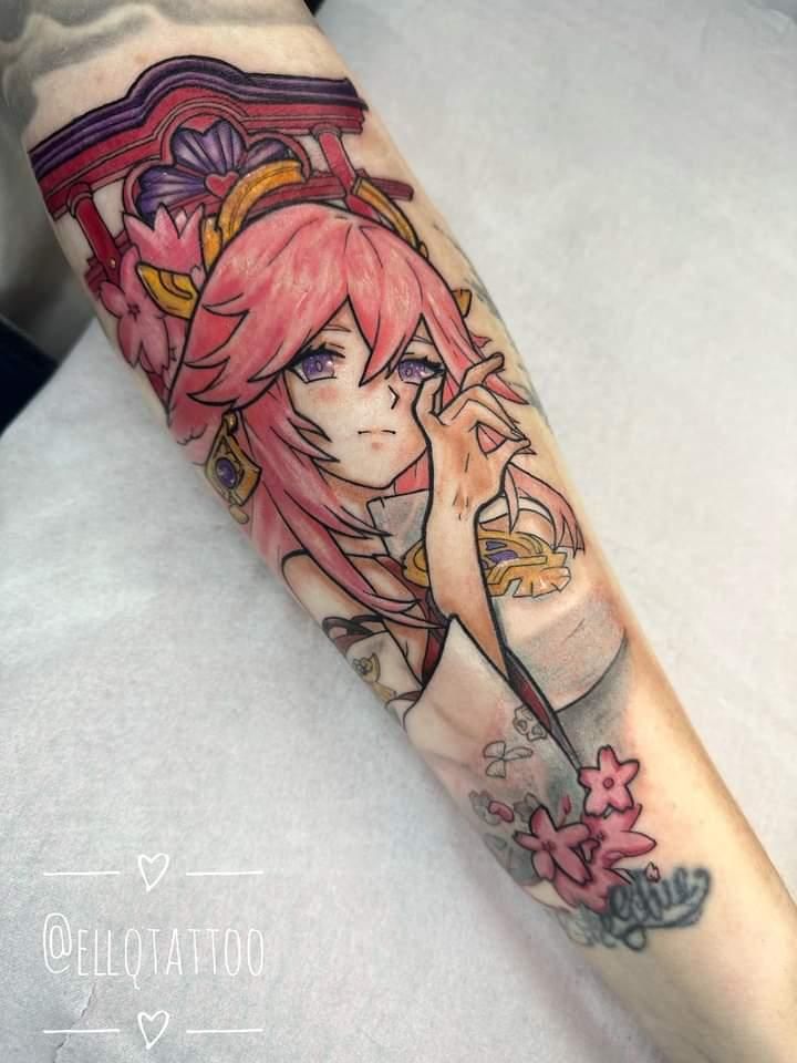 Finally got my Yae Miko tattoo Genshin Impact | HoYoLAB