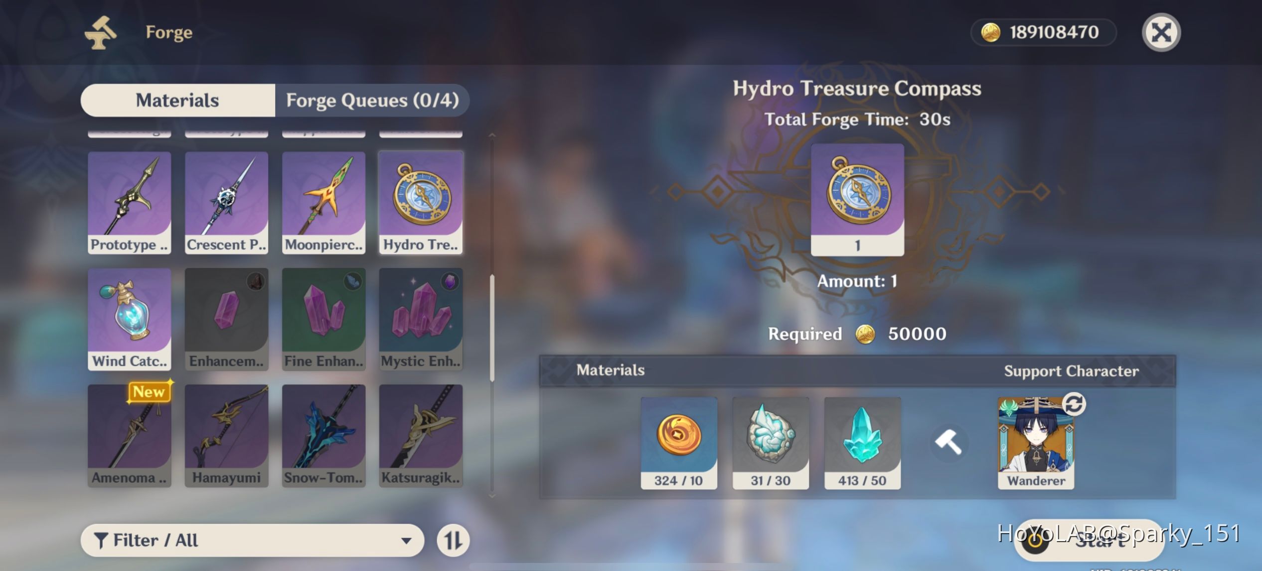 Hydro compass crafted Genshin Impact | HoYoLAB