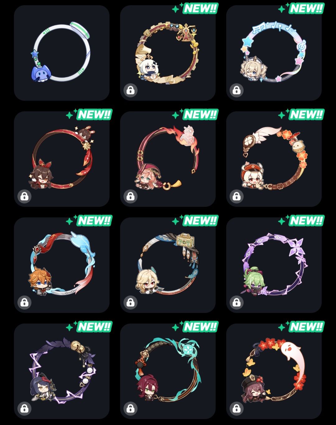 More Genshin Character Avatar Frame is here! Genshin Impact | HoYoLAB