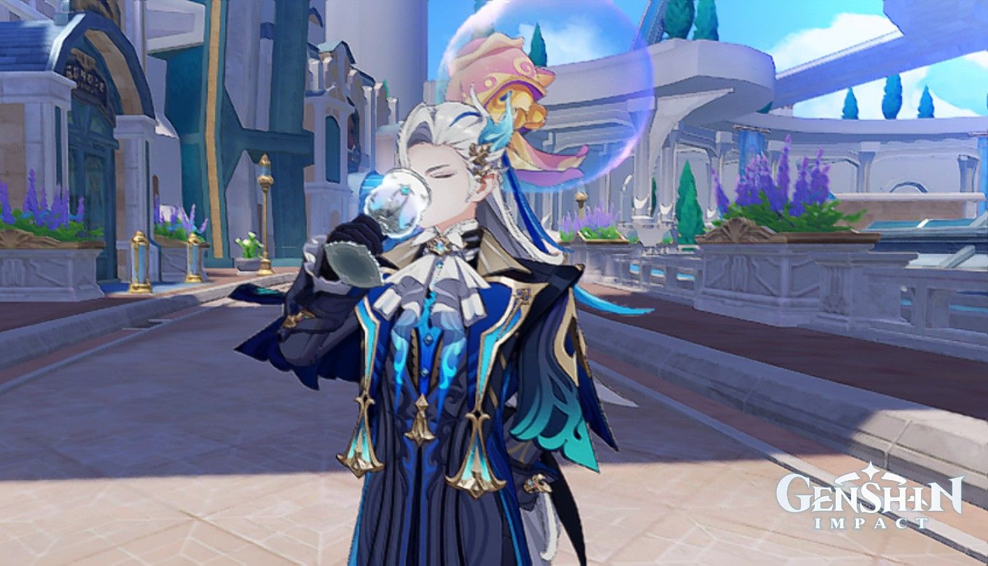 Just Neuvillette drinking water Genshin Impact | HoYoLAB