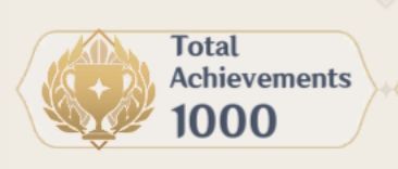 Today, I join the 1000 Achievement Club 😎 Genshin Impact | HoYoLAB
