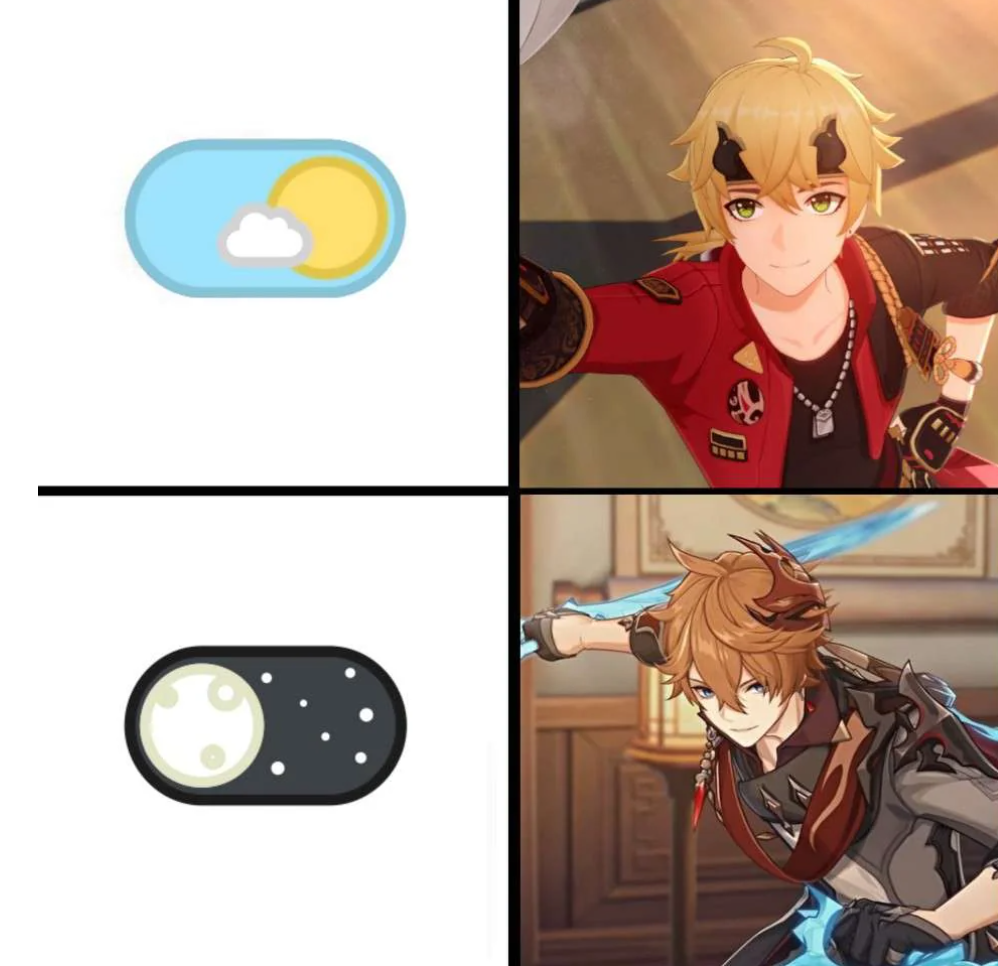 Light or dark? Genshin Impact | HoYoLAB