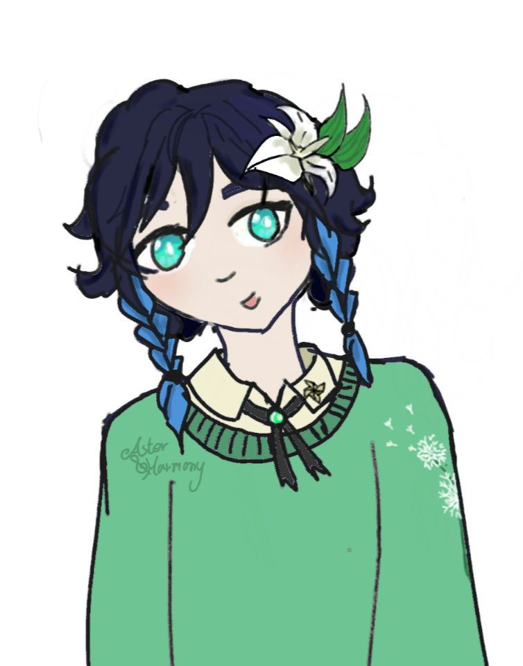 Venti doodle!!! Genshin Impact | HoYoLAB