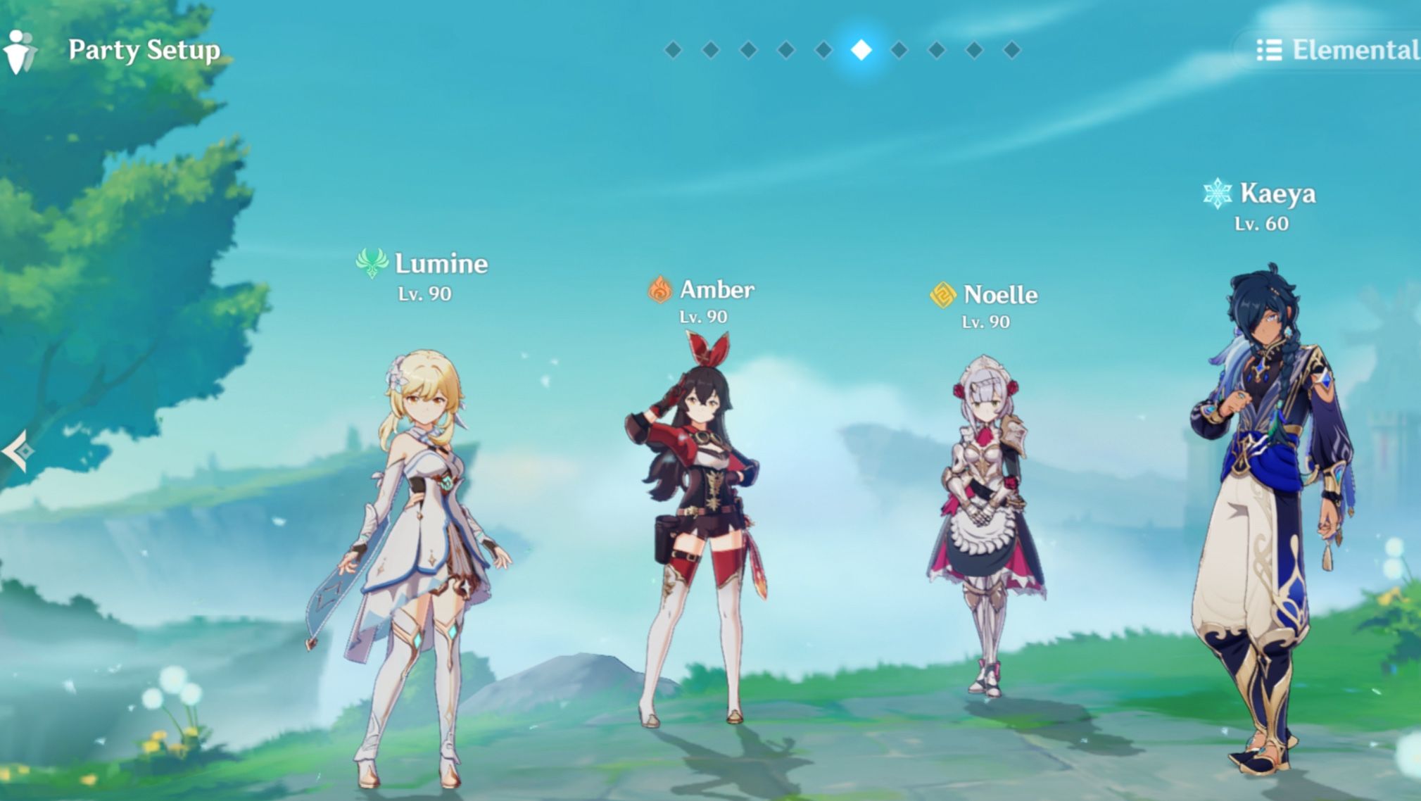 Who was your first party setup? Genshin Impact | HoYoLAB