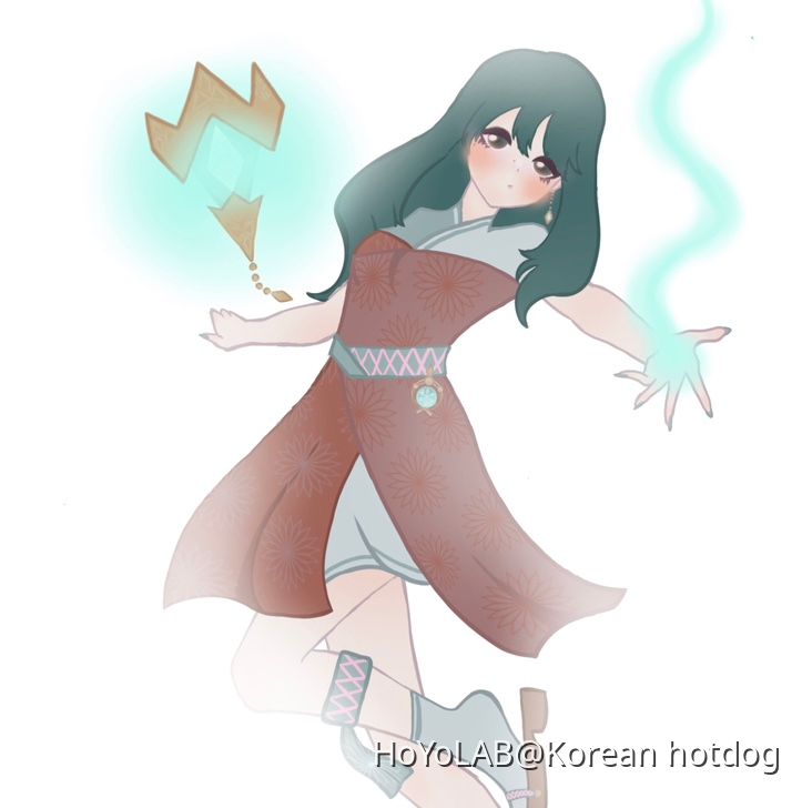 Meet Aoi she’s from Inazuma and has a cryo version “Aoi means blue or ...