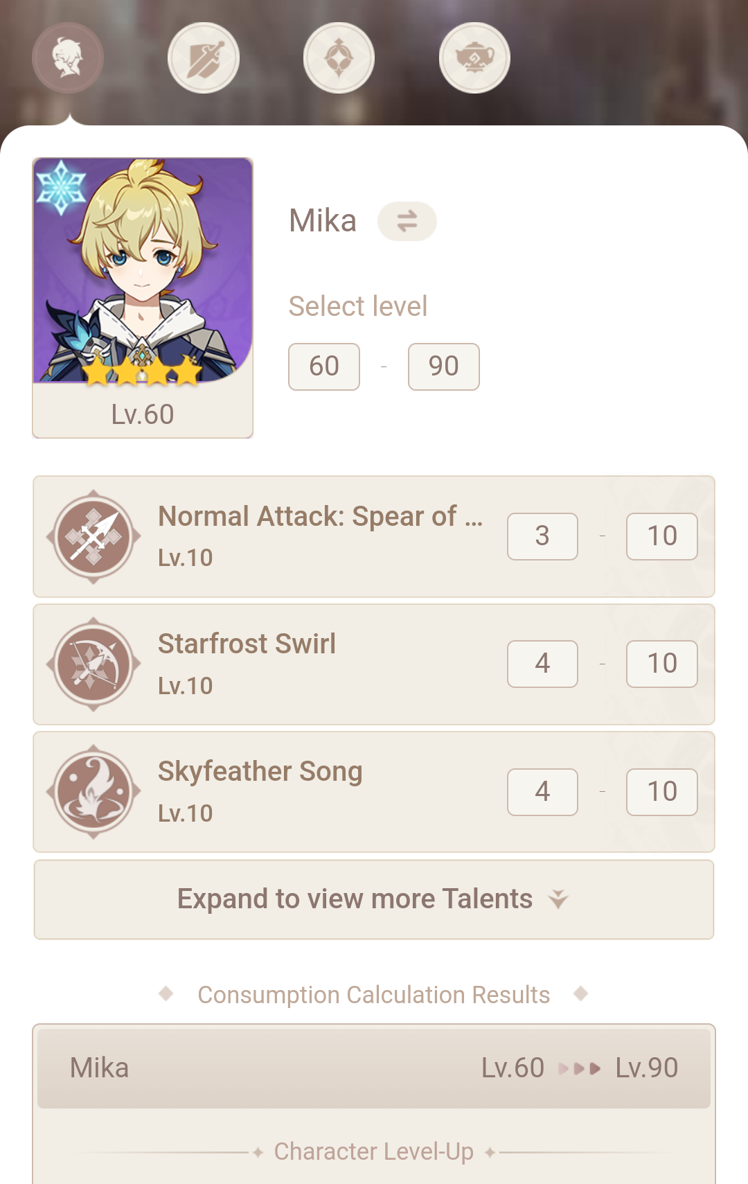 why does Mika have a sumeru ascension material Genshin Impact | HoYoLAB