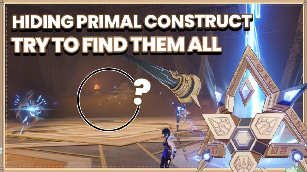 【Minigame】 QUIZ GAME — Can you find all the primal constructs ? Genshin ...