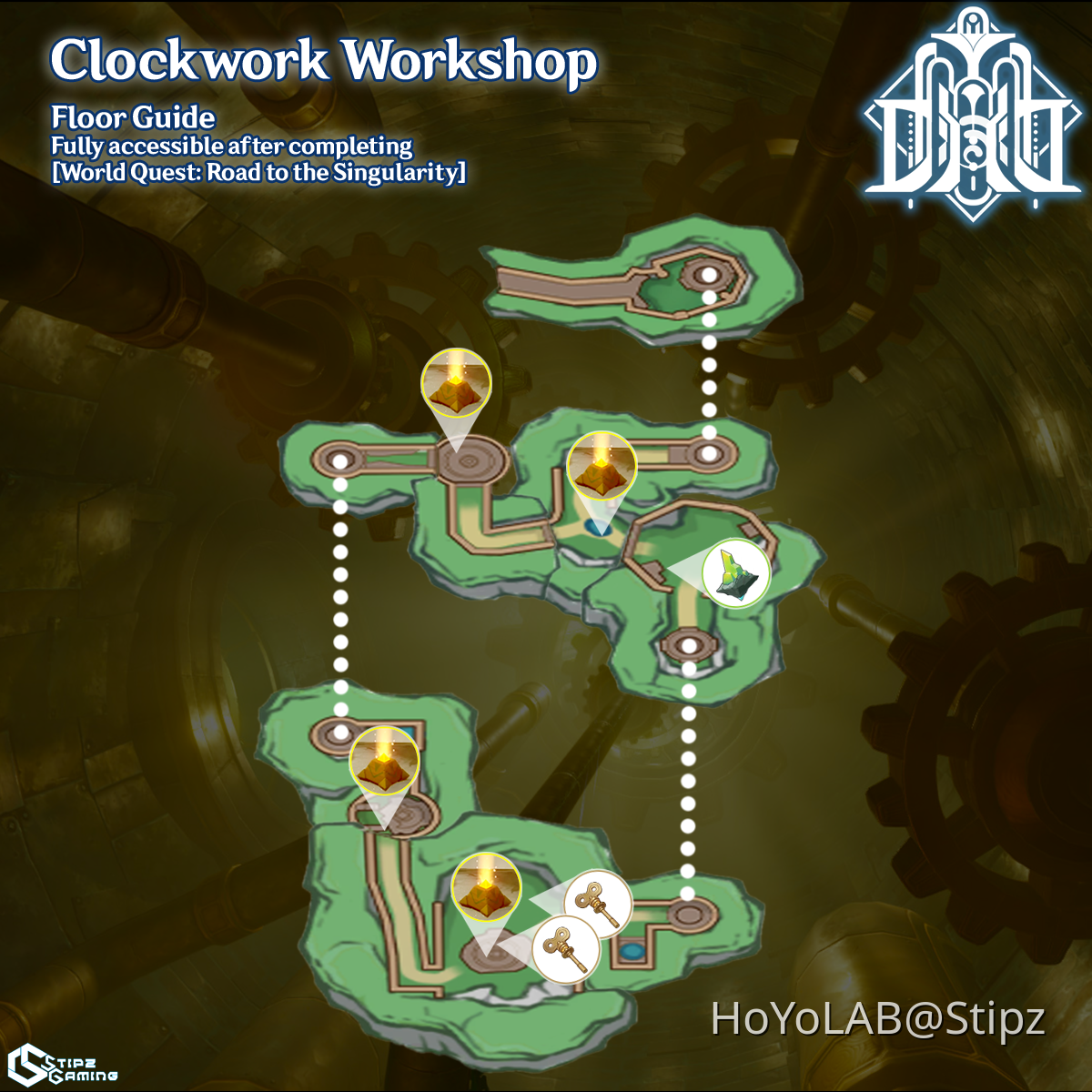 Floor Guide : Clockwork Workshop Genshin Impact | HoYoLAB
