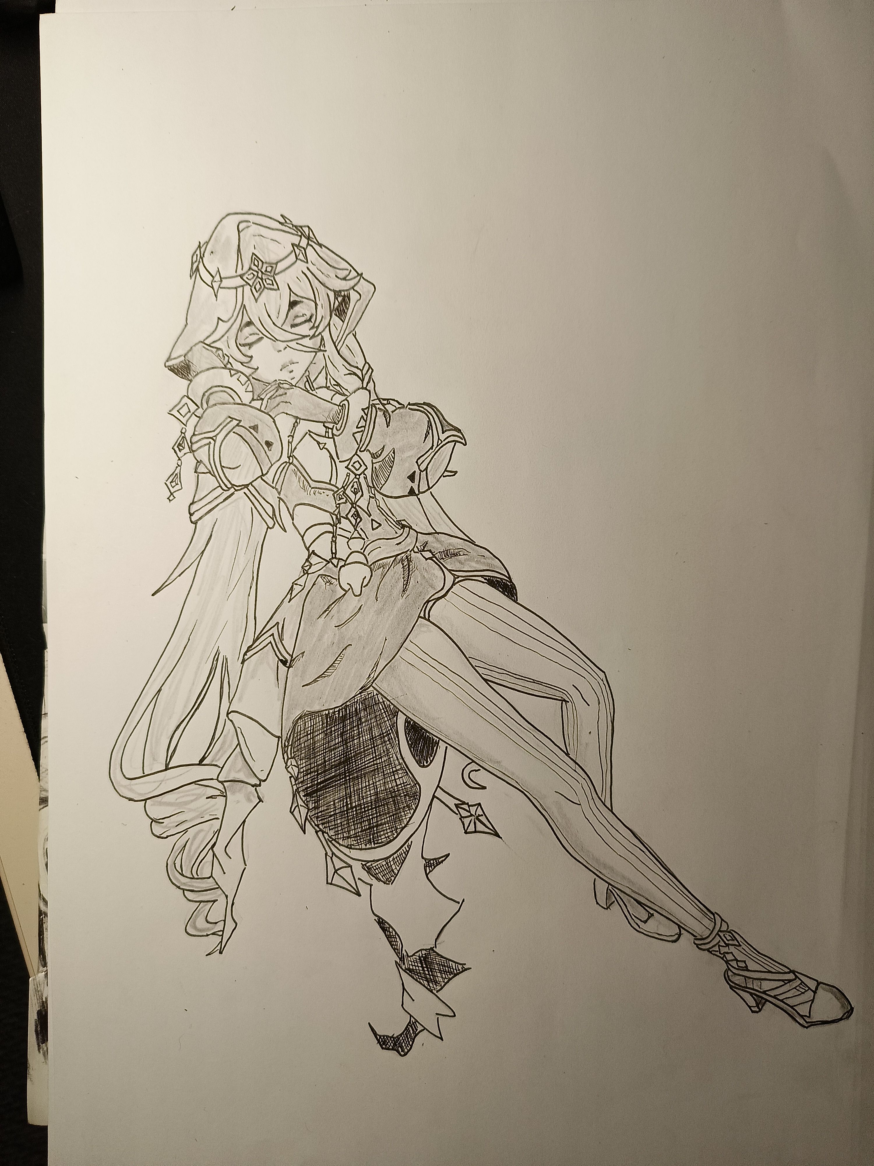 Inktober, day I don't even know anymore -Layler Genshin Impact | HoYoLAB