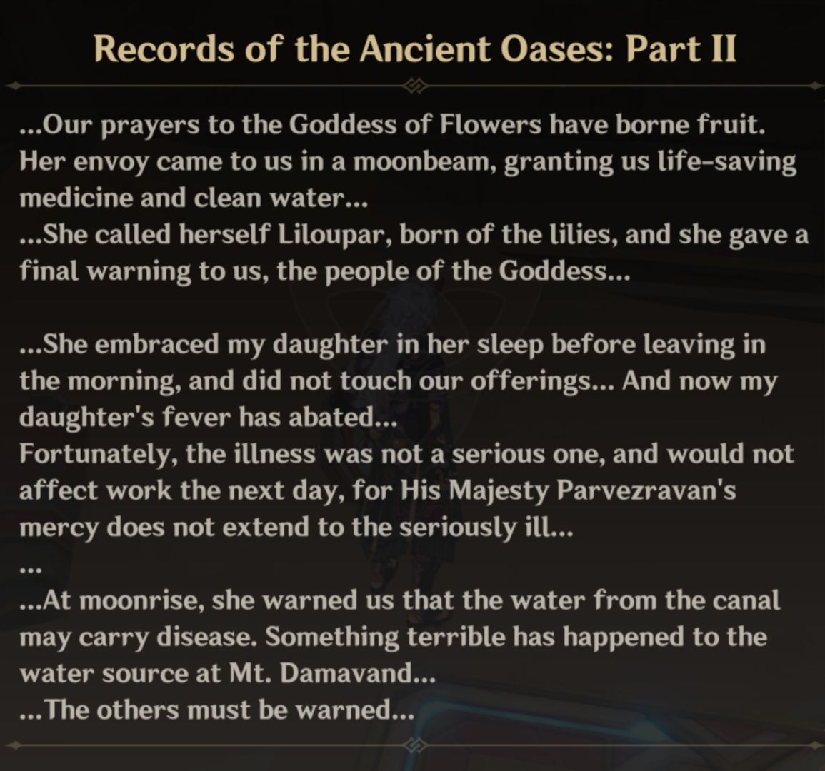 Records of the Ancient Oases Genshin Impact | HoYoLAB