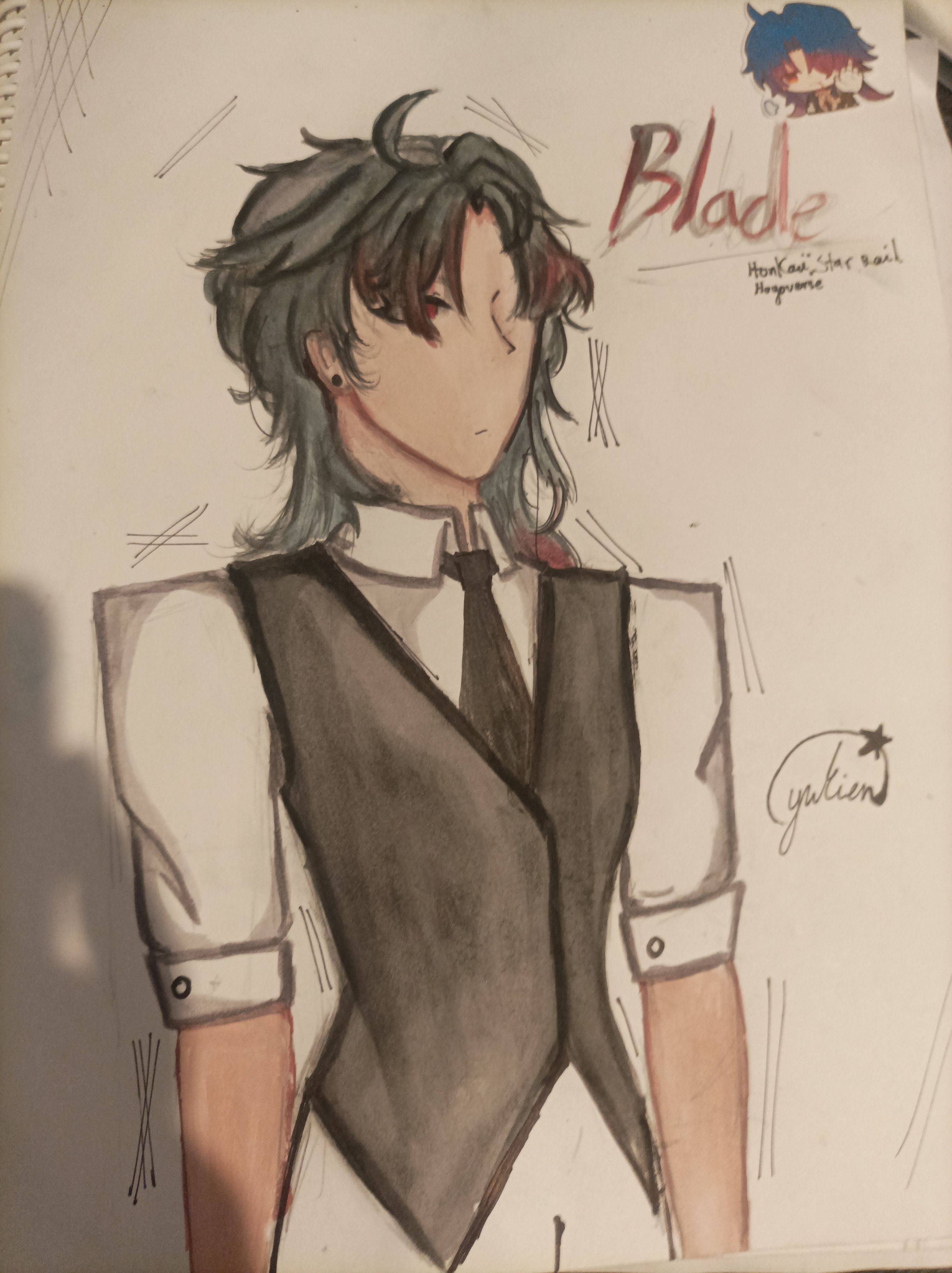 another blade drawing Honkai: Star Rail | HoYoLAB