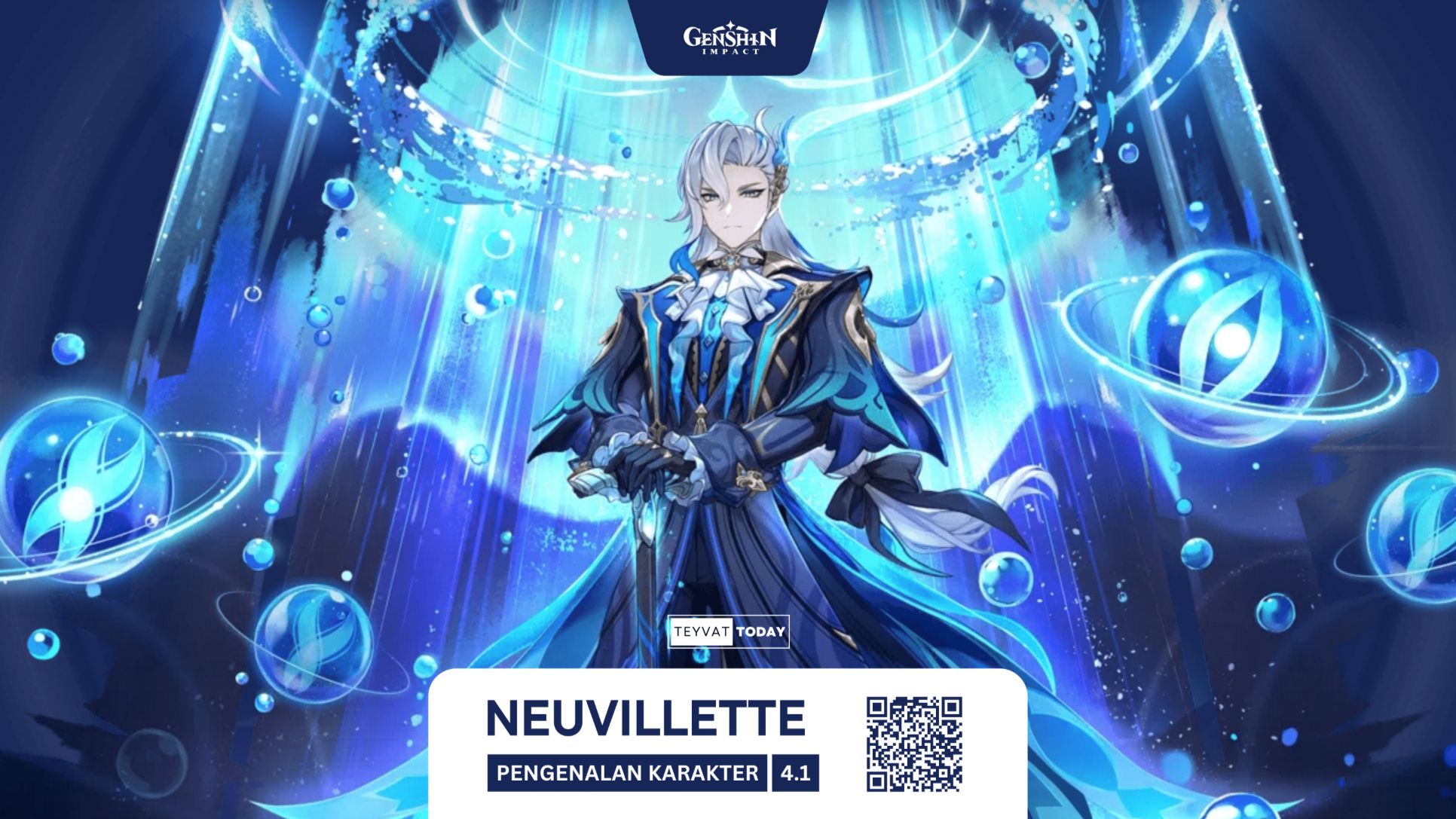 [Versi 4.1] Pengenalan Karakter : Neuvillette - The Hydro Dragon ...