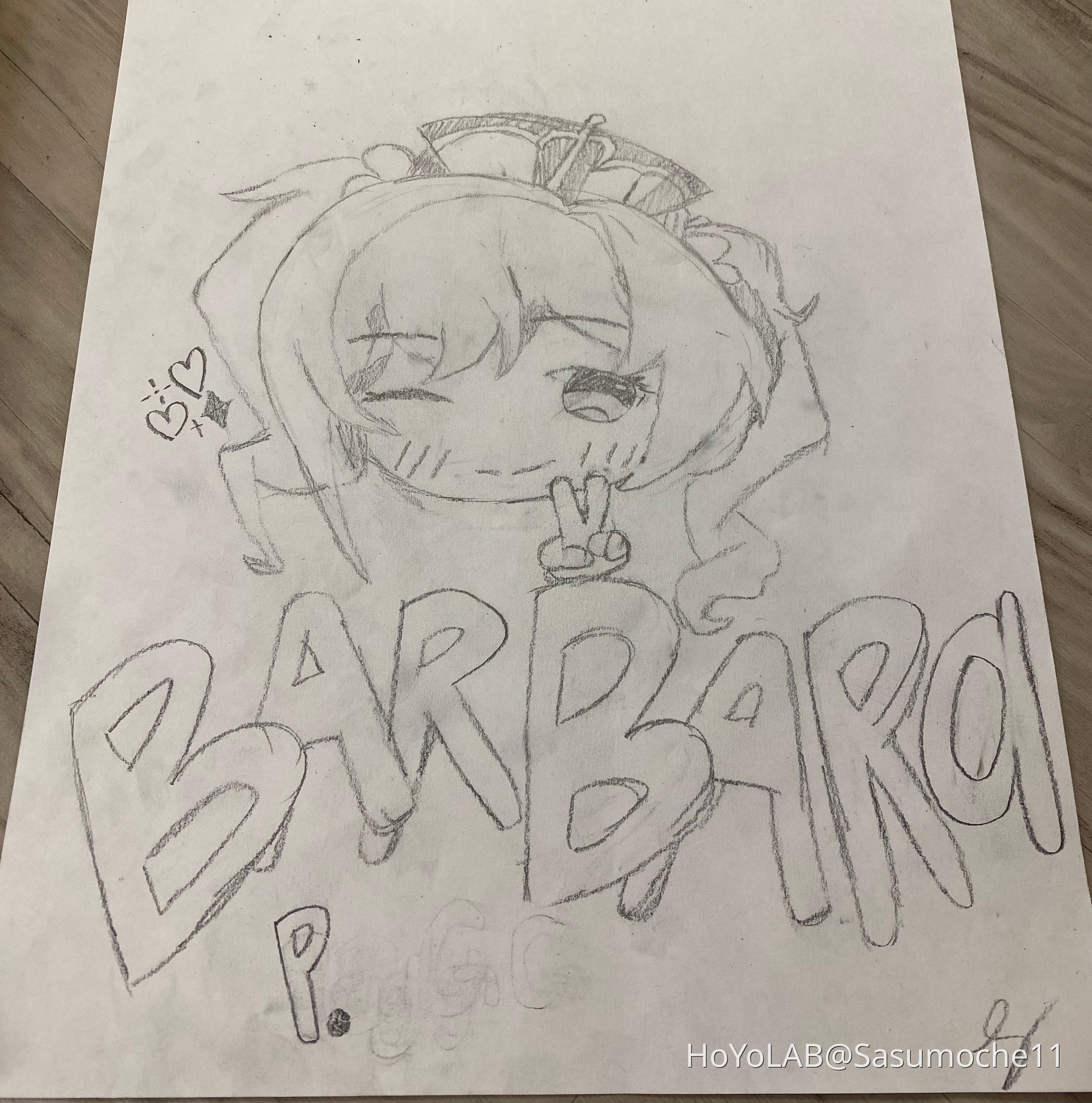 My friends Barbara drawing 🫶 Genshin Impact | HoYoLAB
