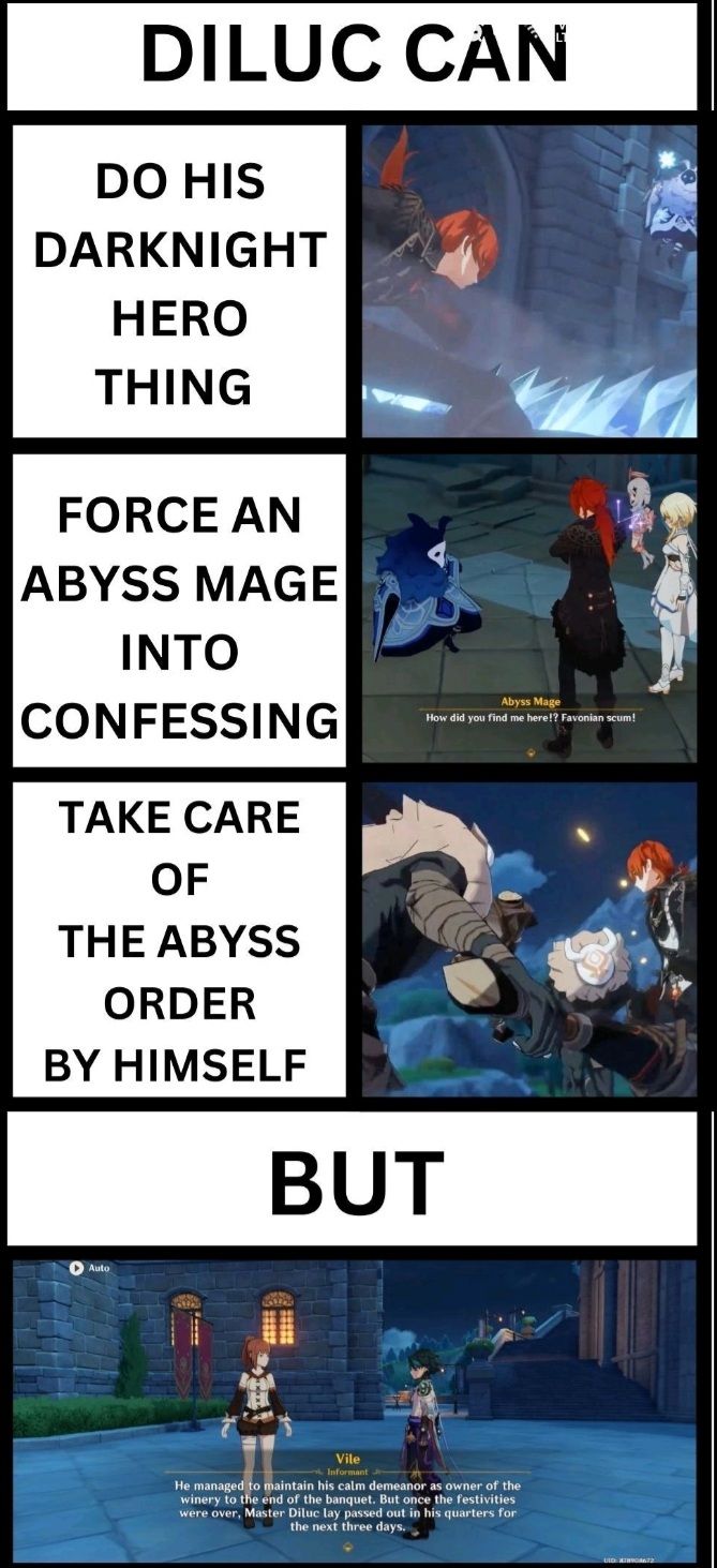 Diluc.... Genshin Impact | HoYoLAB