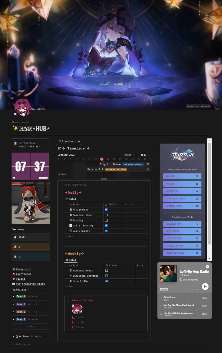 I made a Build Tracker for Star Rail Honkai: Star Rail | HoYoLAB