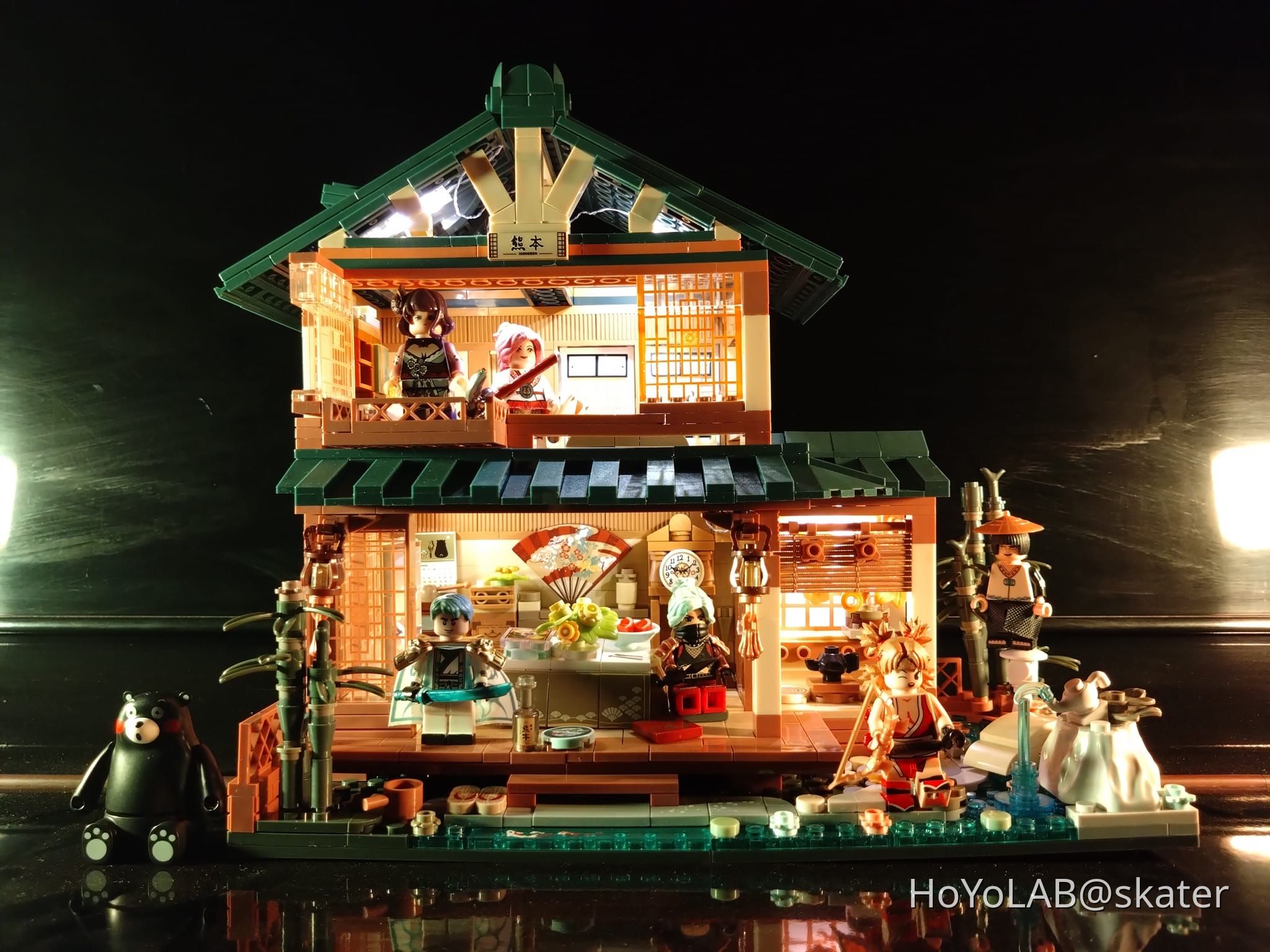 Inazuma Tea house (custom Lego) Genshin Impact | HoYoLAB