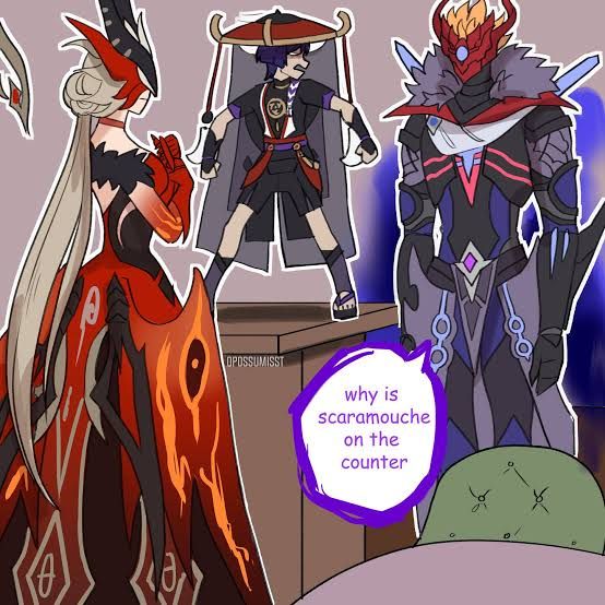 Another day for the Harbigners~ Maybe thats why Scara got a mech suit 🤣 ...