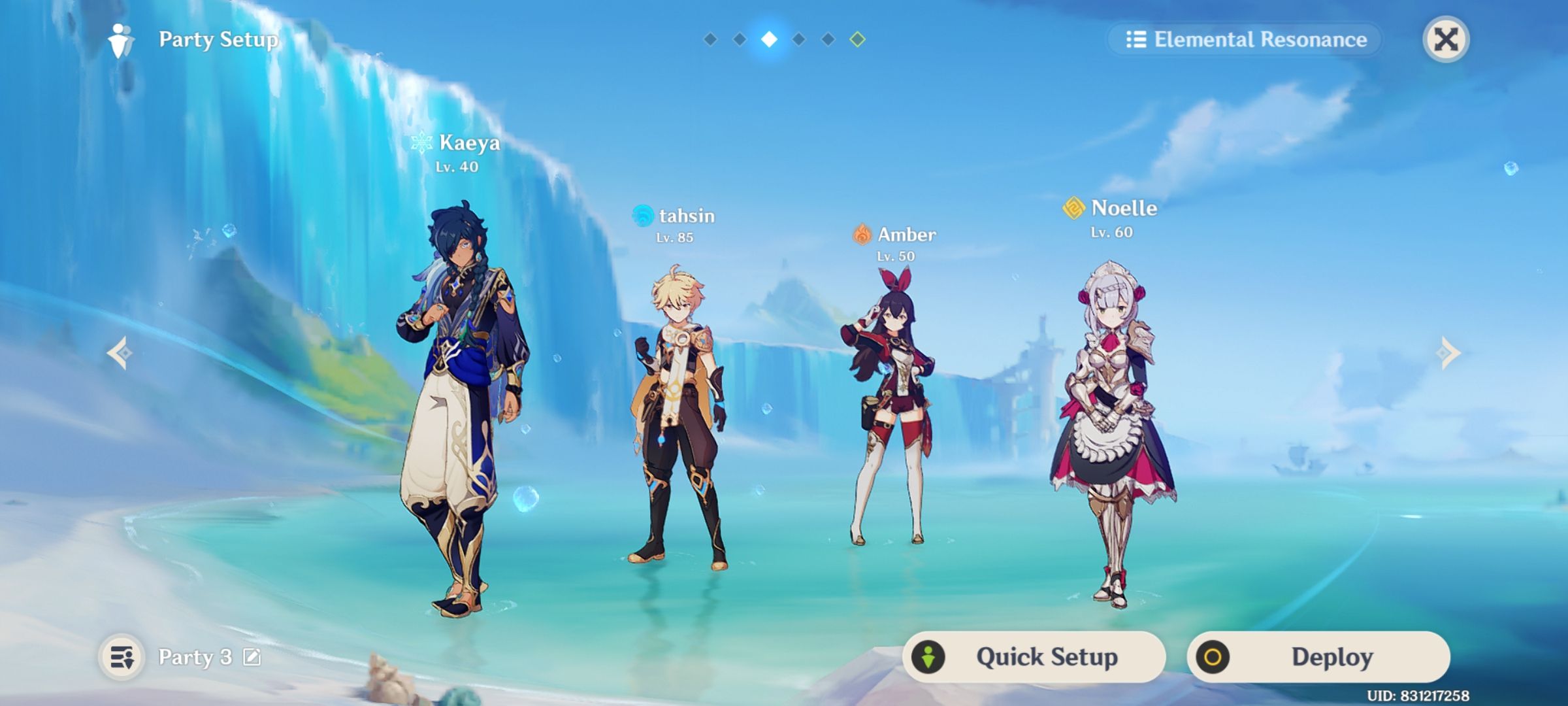 UID : 831217258 Genshin Impact | HoYoLAB