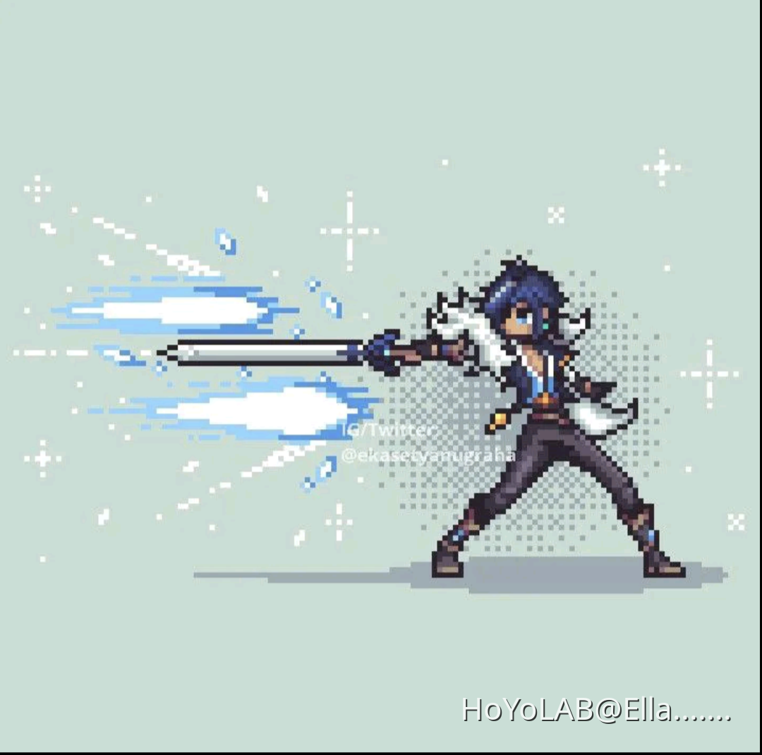 Pixelised character's (monstat) Genshin Impact | HoYoLAB