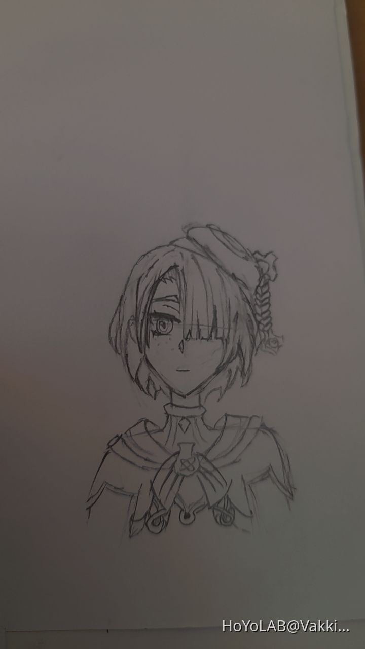 Fremmy doodle, that I drew in class today Genshin Impact | HoYoLAB