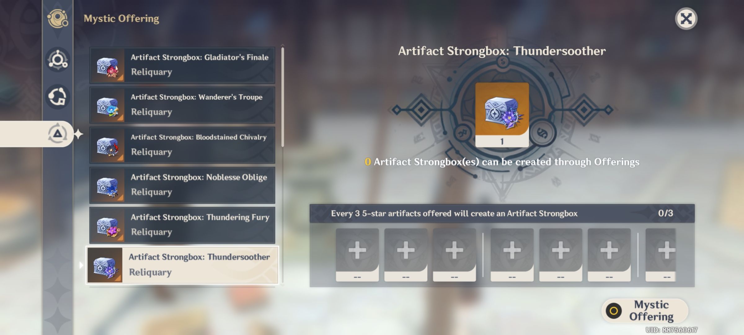 Someone told me before that this creates a new artifact but random ...