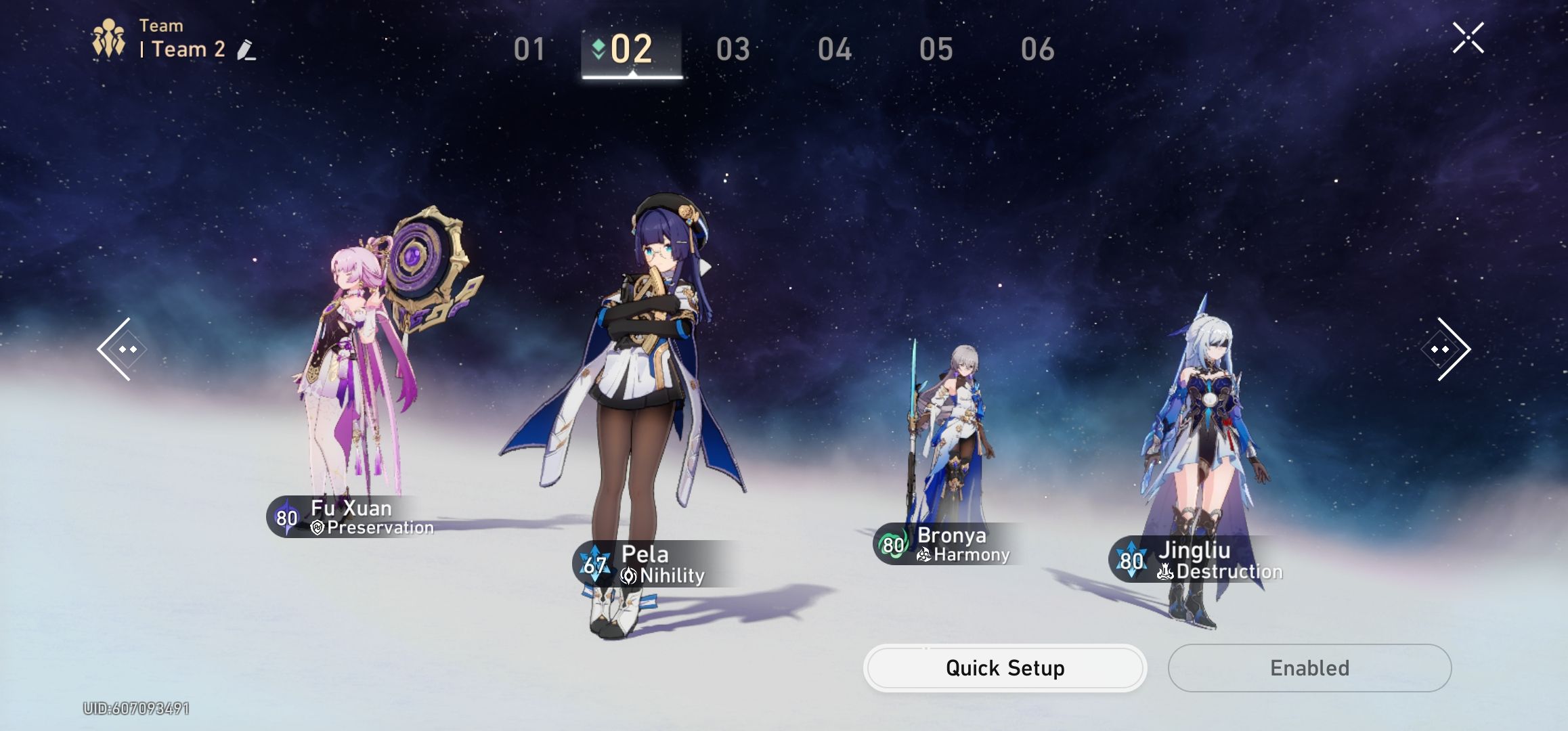 Auto Team Simulated Universe SD5: Destruction Path Honkai: Star Rail ...