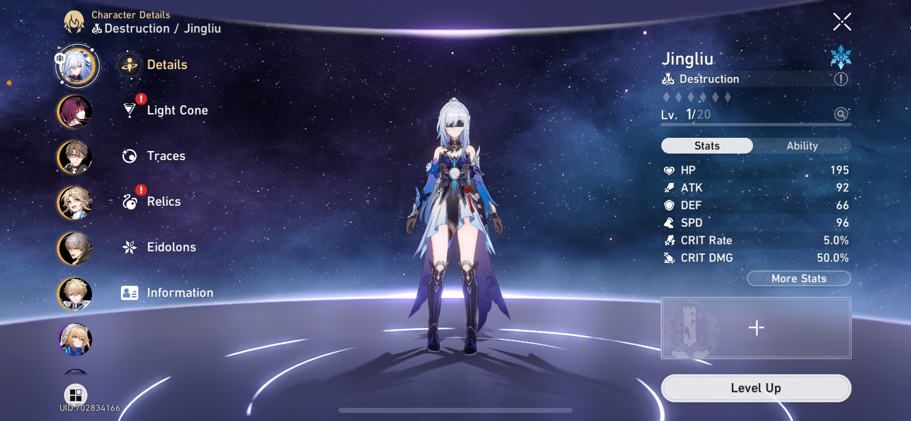 So I went to sleep last night, now I wake up just to see JINGLIU ON MY ACCOUNT.🤯 Honkai: Star ...