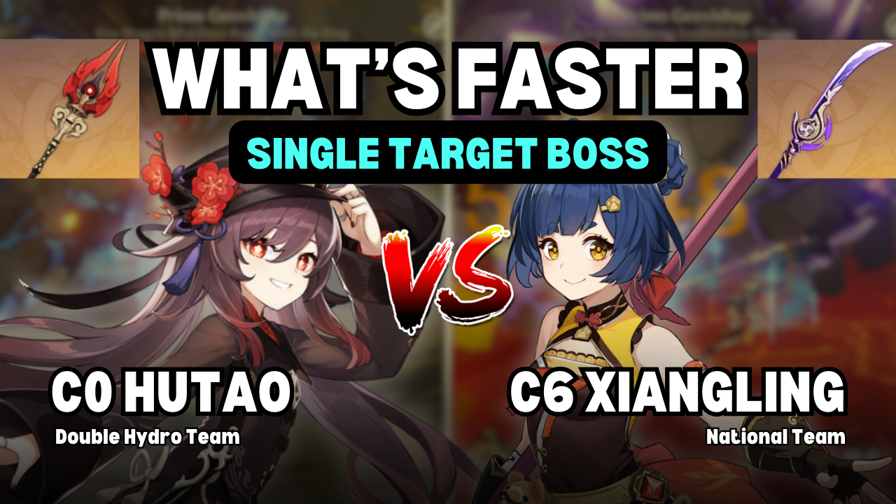 Hu Tao vs Xiangling - Whose Team is THE BEST vs. Single Target Bosses ...