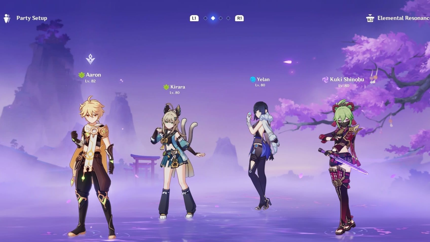 Just my current team for the archon sumeru quest, im still at sumeru ...