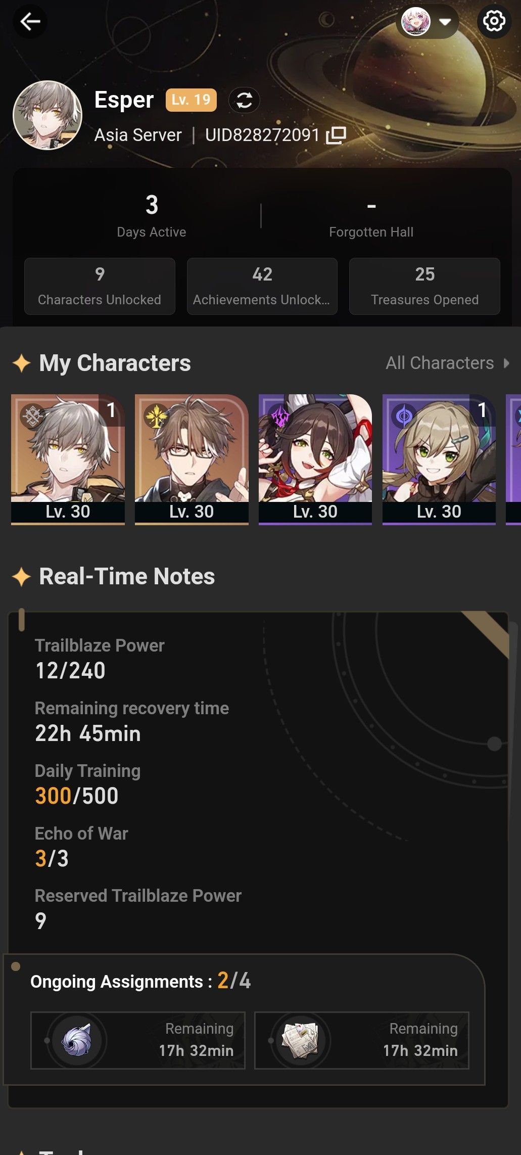 Day #3 of starting to play HSR Honkai: Star Rail | HoYoLAB