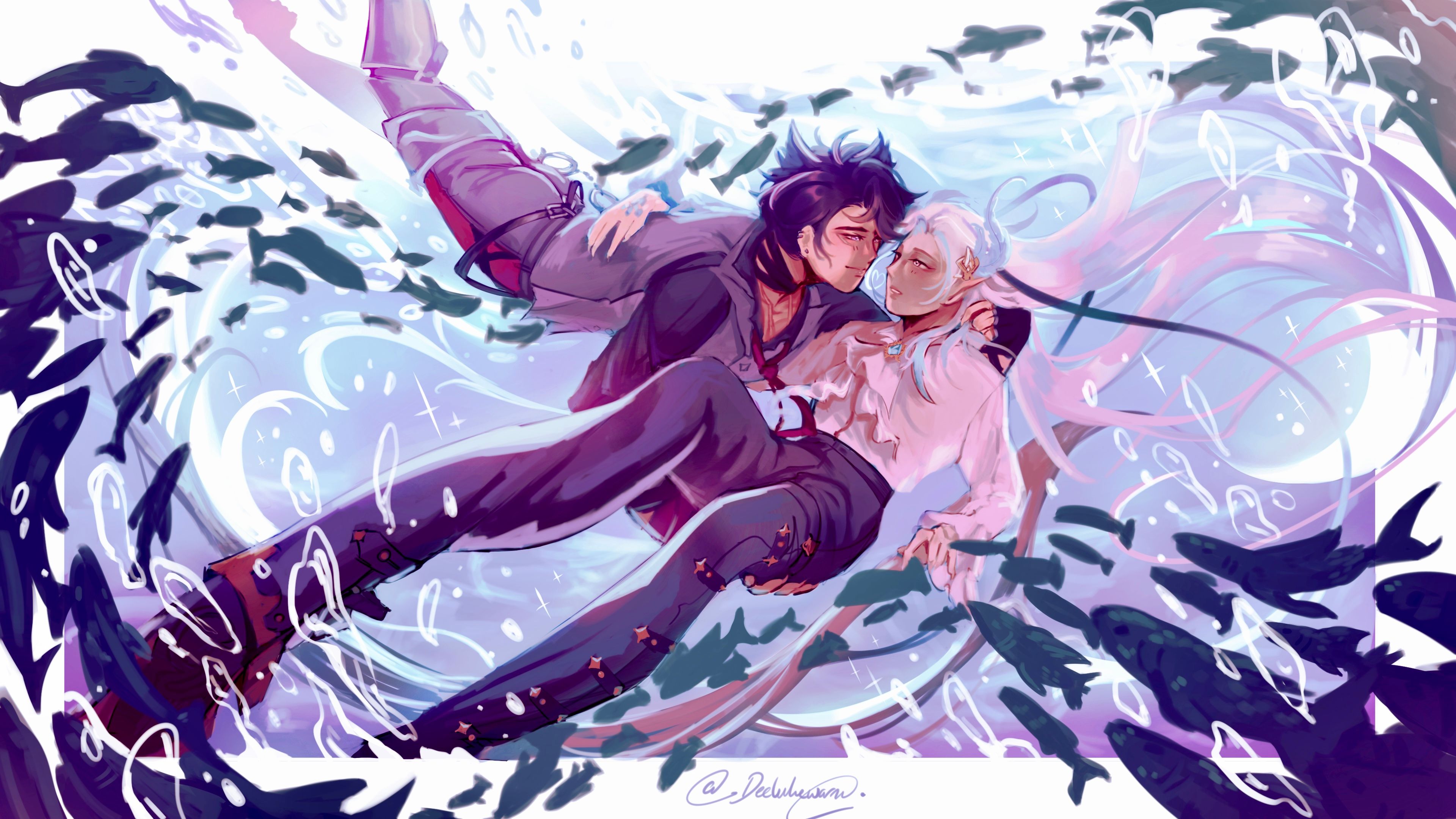 Wriolette fanart Genshin Impact | HoYoLAB