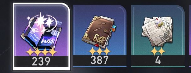 Preparing Exp & ascension materials, traces, light cone and relics for ...