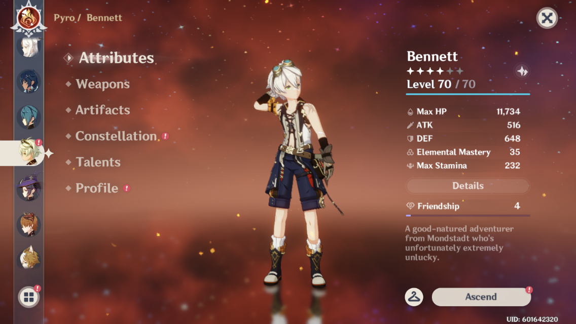 Bennett C6? Genshin Impact | HoYoLAB