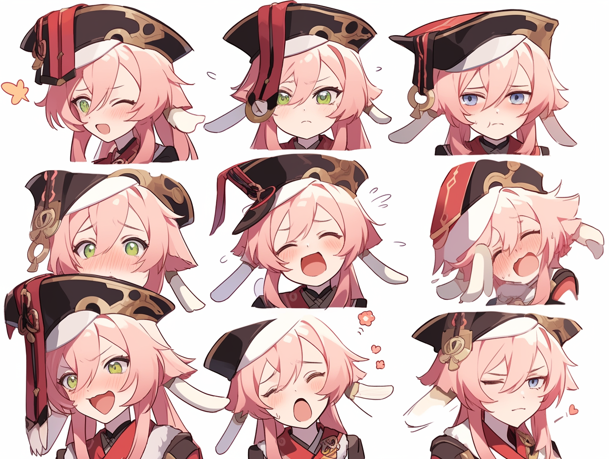 Hu Tao and Yanfei Emote Genshin Impact | HoYoLAB