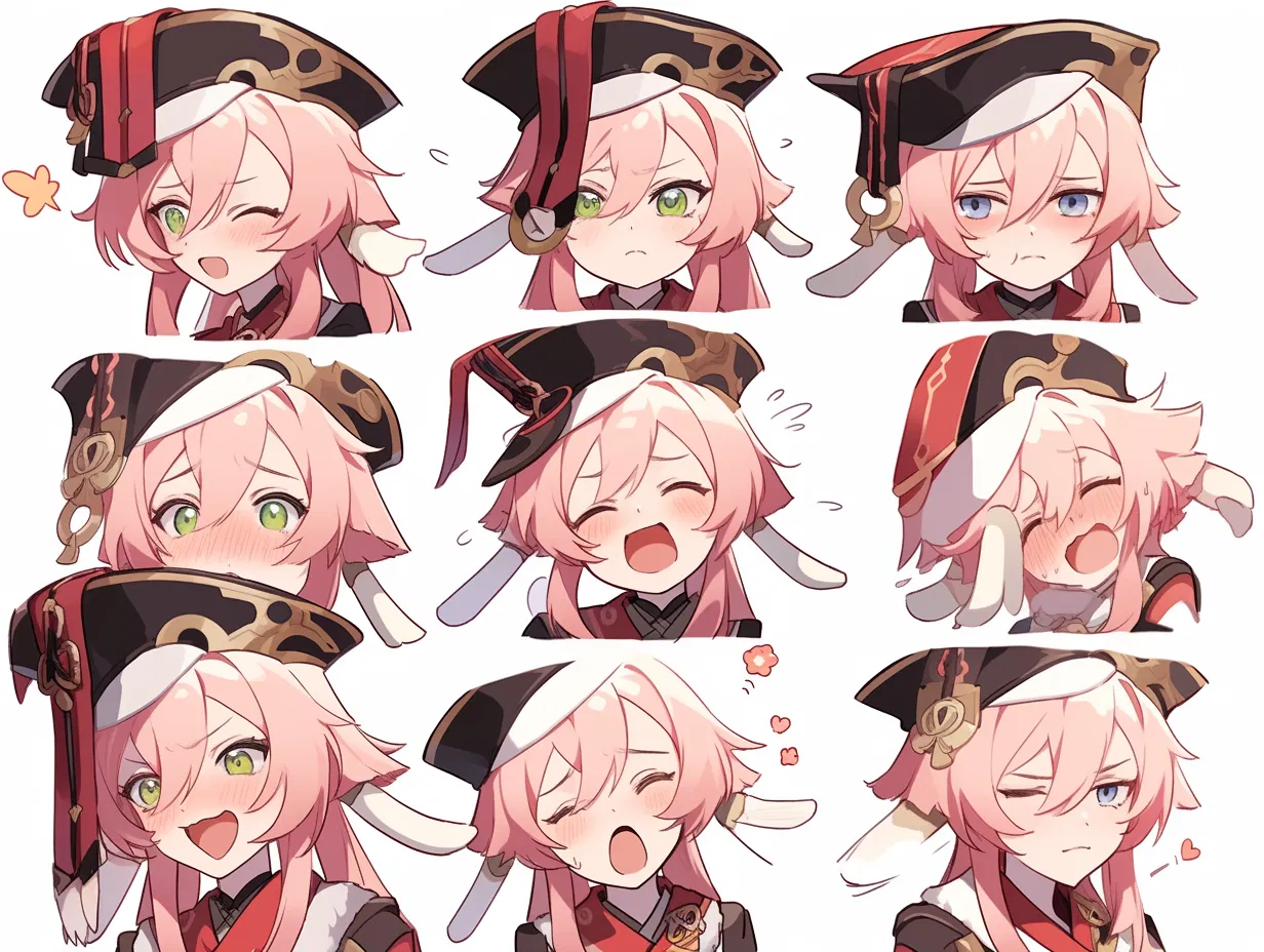 Hu Tao and Yanfei Emote Genshin Impact | HoYoLAB