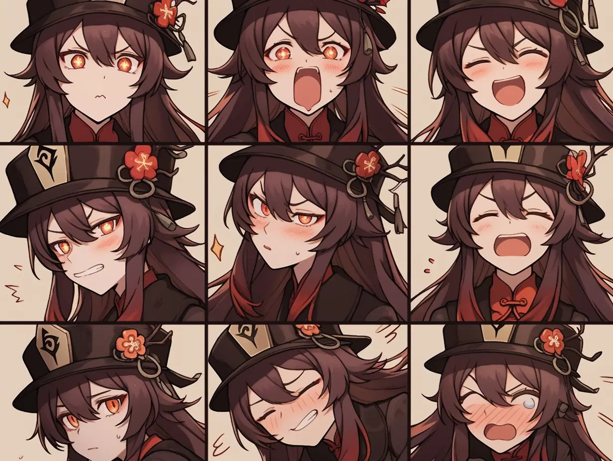 Hu Tao and Yanfei Emote Genshin Impact | HoYoLAB