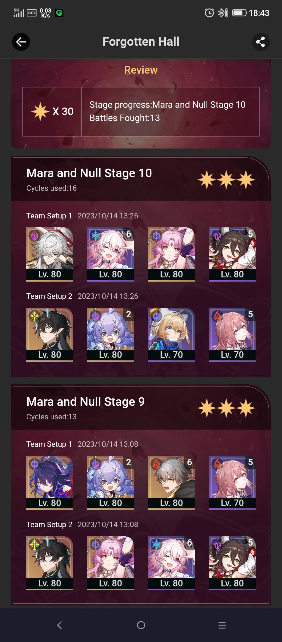 hehe... finally cleared MOC 10. (with jing yuan lol) Honkai: Star Rail ...