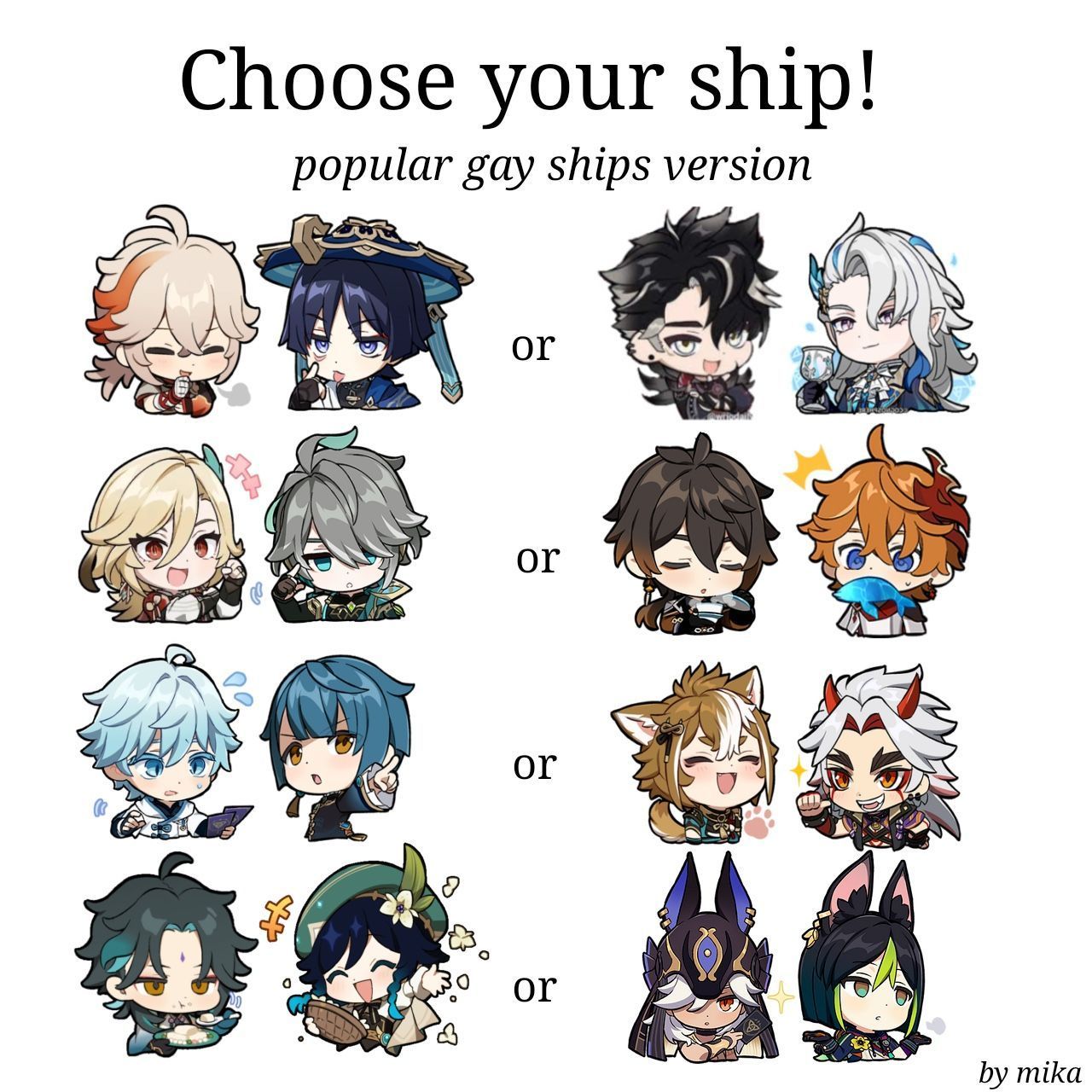 My fav ships!! Genshin Impact | HoYoLAB