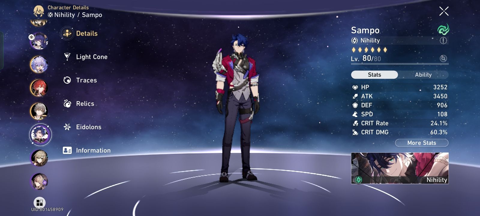 F2P sampo ( sharing my character build). Honkai: Star Rail | HoYoLAB