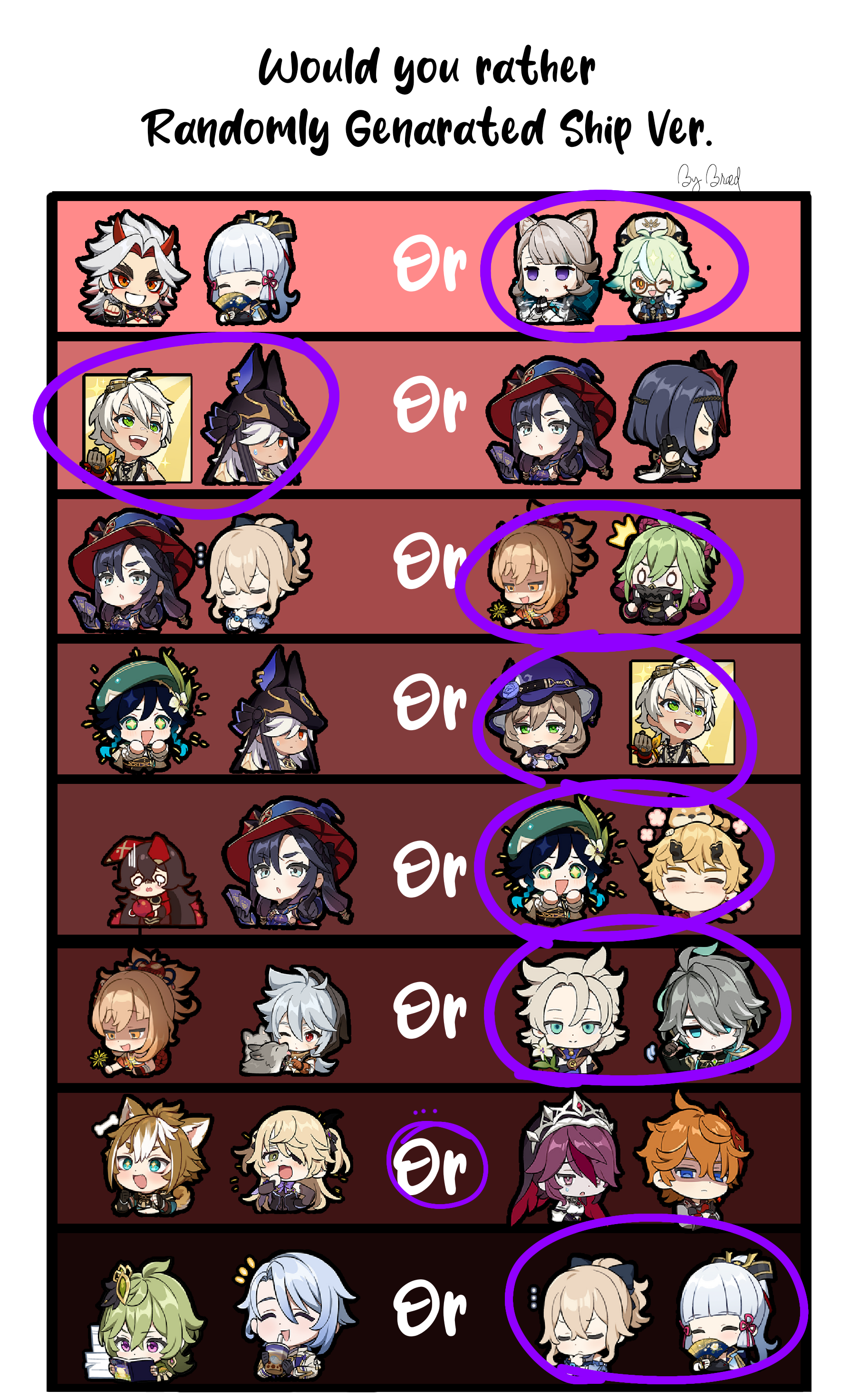 Randomly generated ships Genshin Impact | HoYoLAB