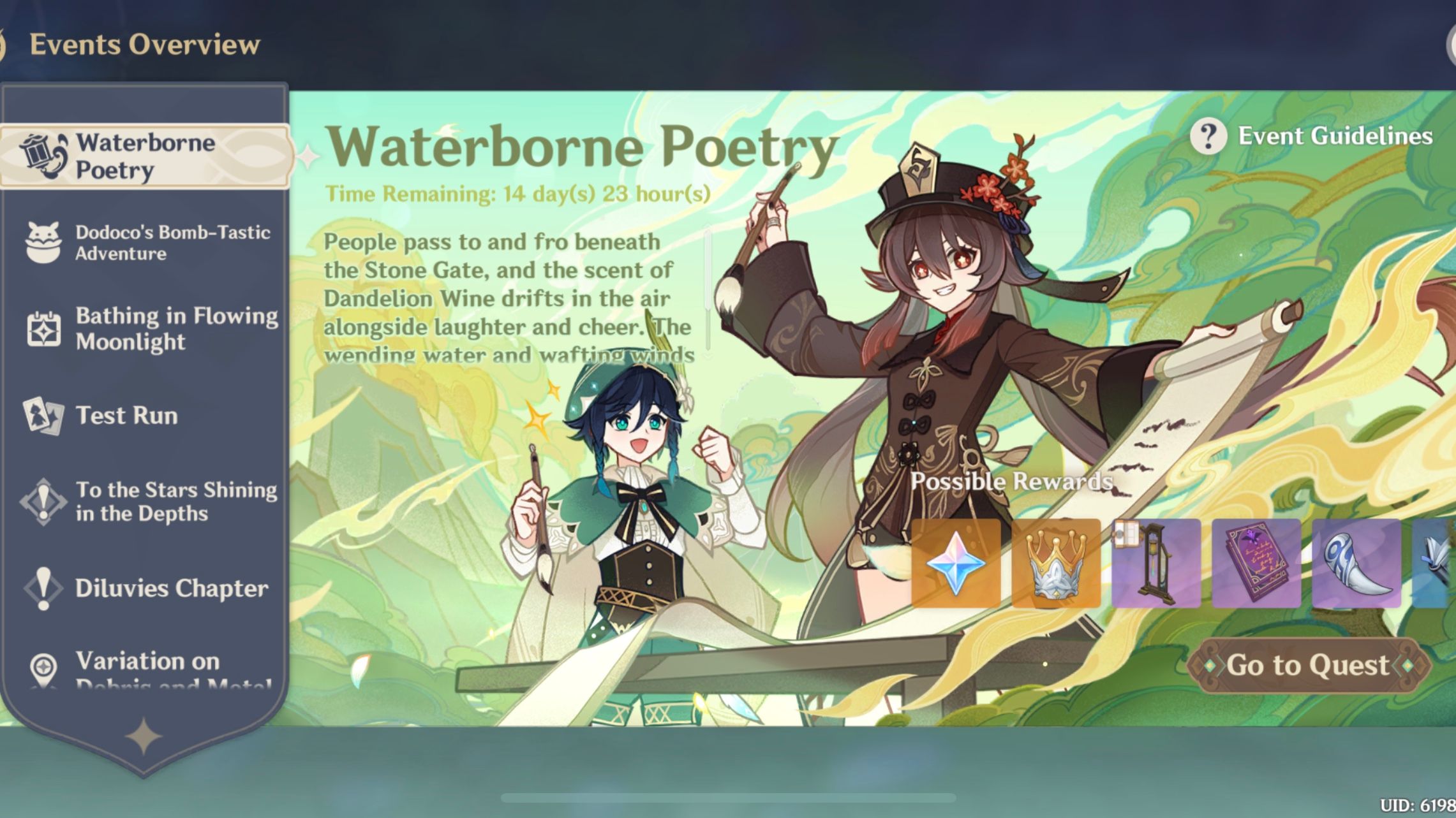 Waterborne Poetry Genshin Impact | HoYoLAB