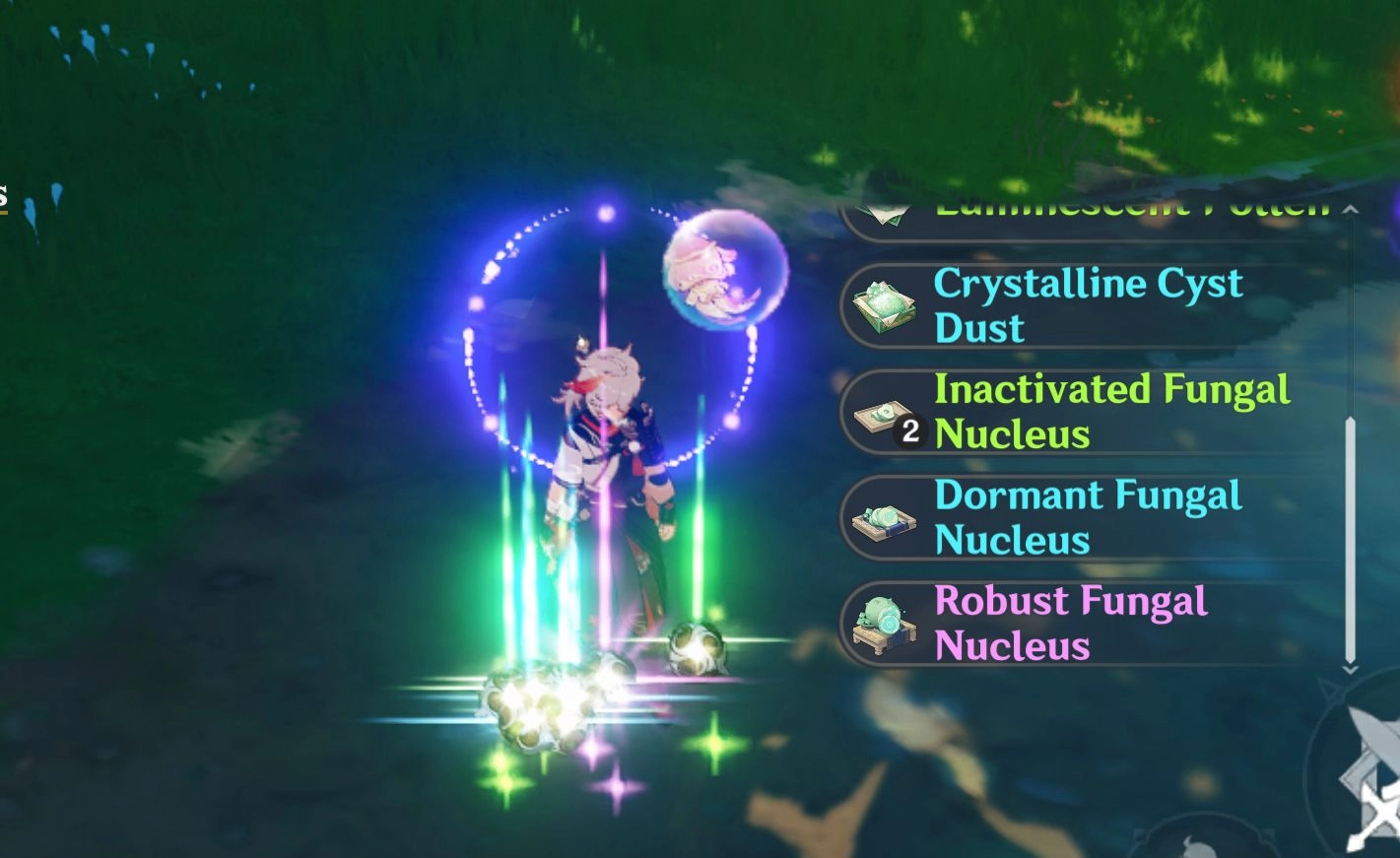 TIPS WHEN FARMING FOR FUNGI/FUNGUS DROPS (luminscent pollen pollen ...