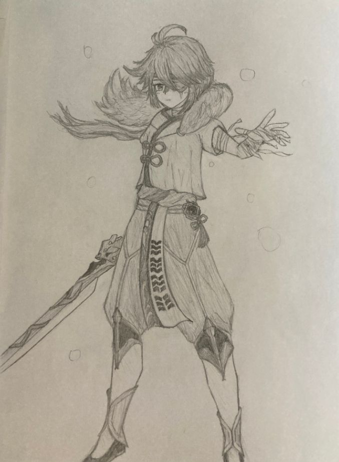 Drawing myself as a Genshin character Genshin Impact | HoYoLAB