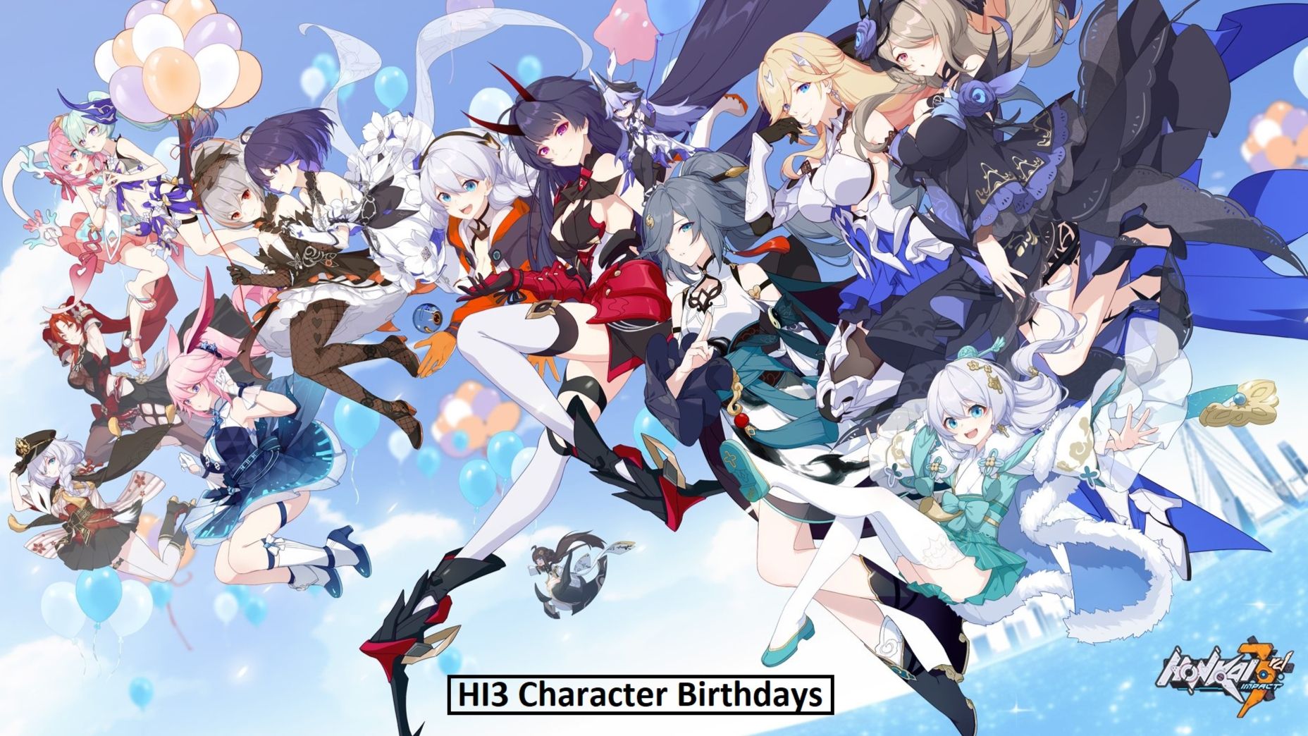 HI3 Playable Character Birthdays Honkai Impact 3rd | HoYoLAB