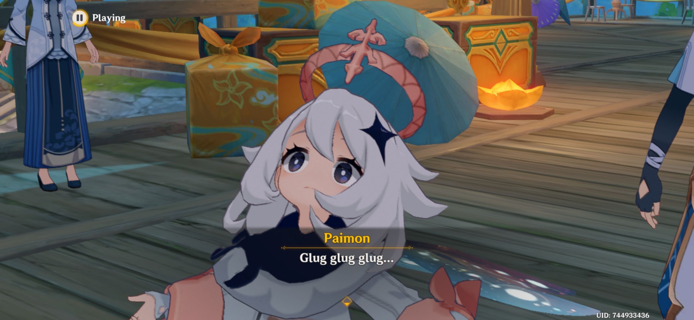 I love paimon but poor thing keeps getting side eyed Genshin Impact ...