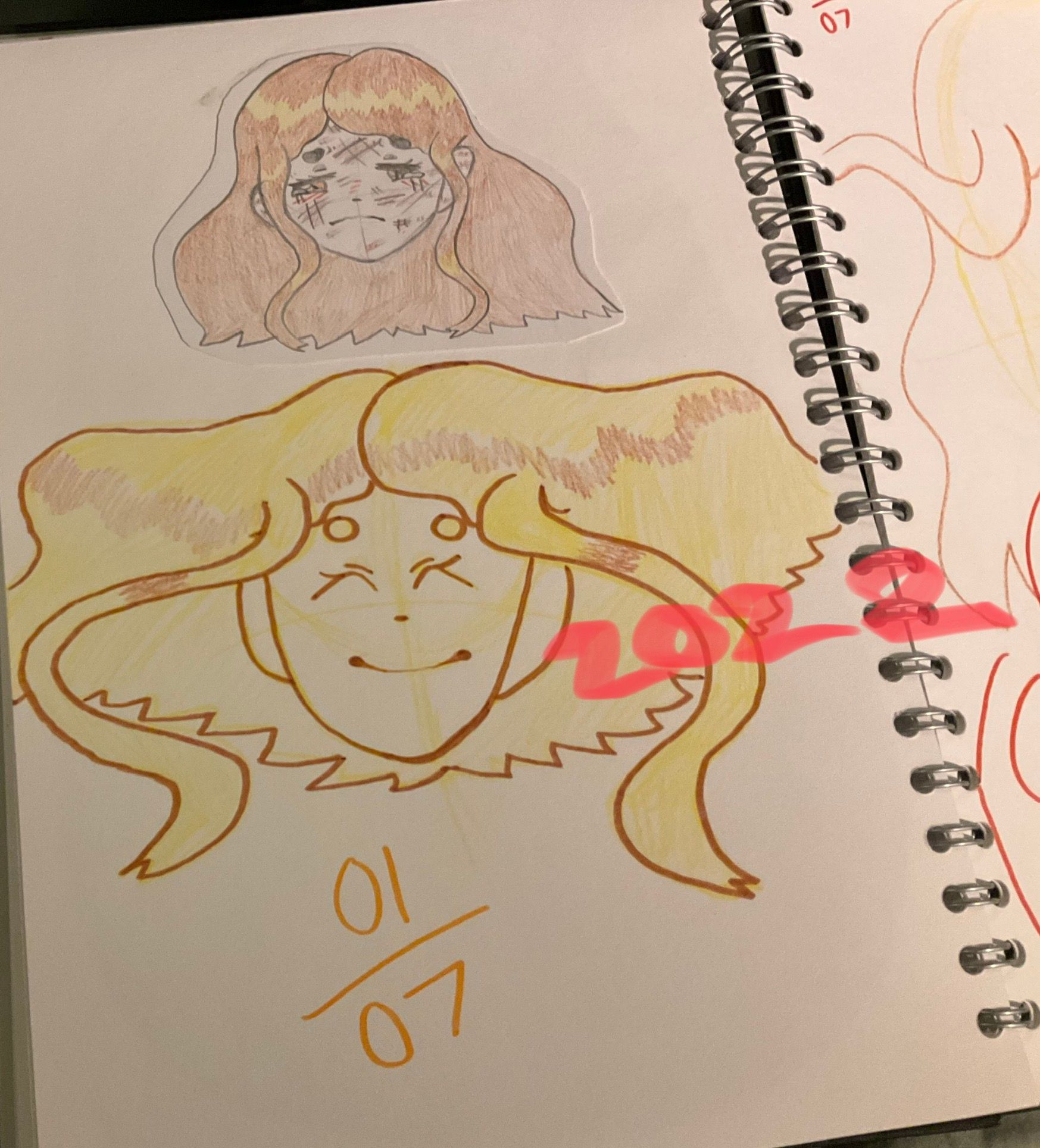 one of my ocs 1st and most recent drawing!