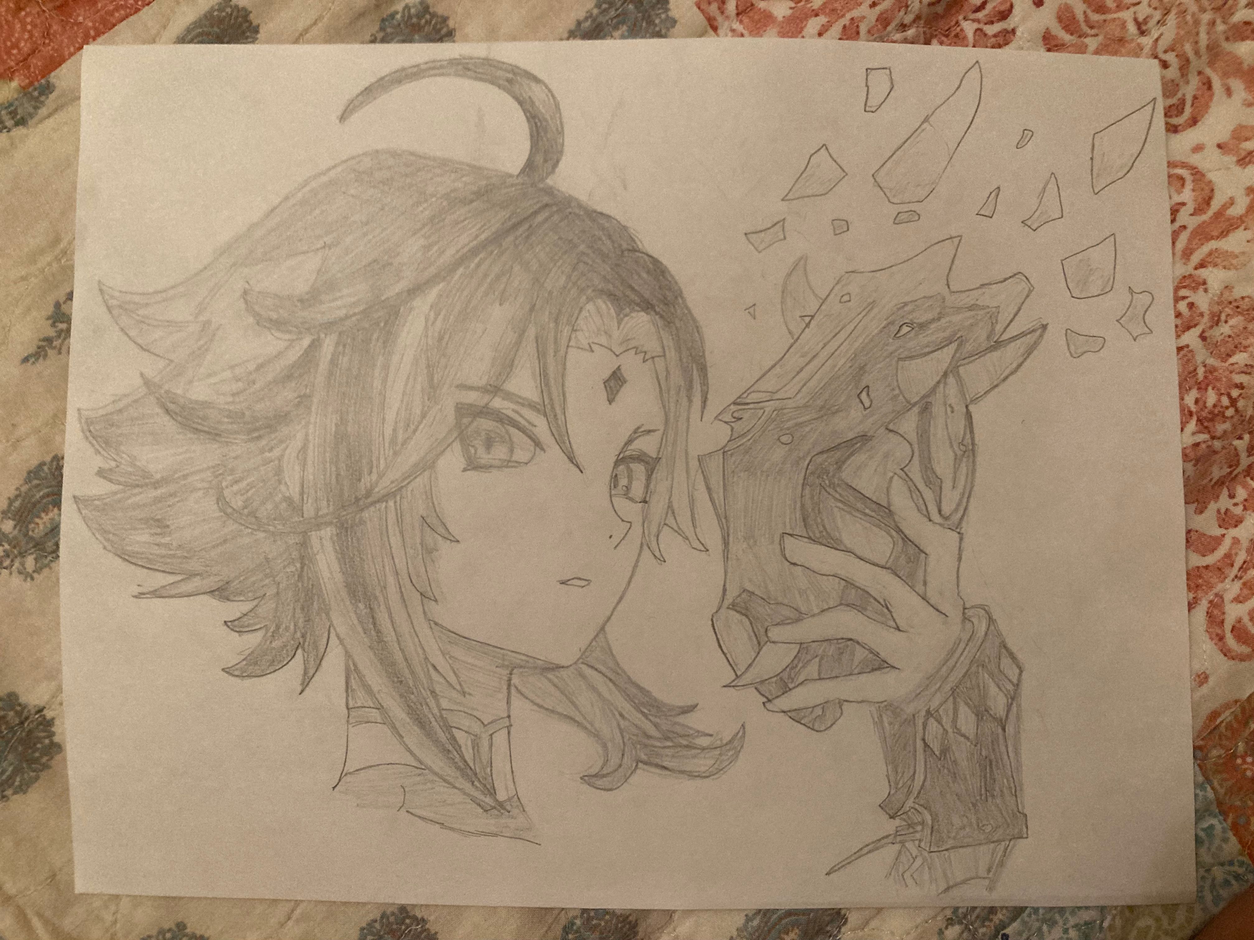 Xiao Drawing! Genshin Impact | HoYoLAB